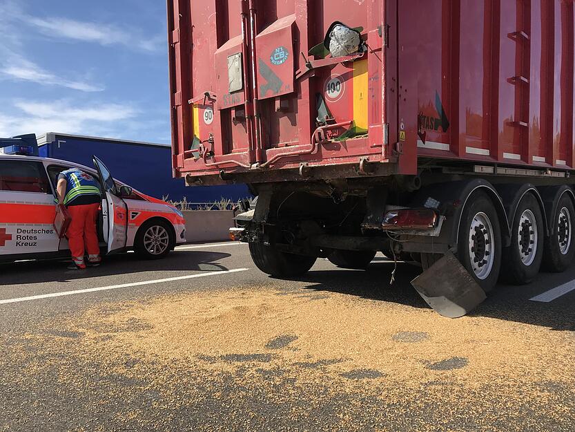 Lkw-Unfall auf der A6 bei Bad Rappenau - STIMME.de
