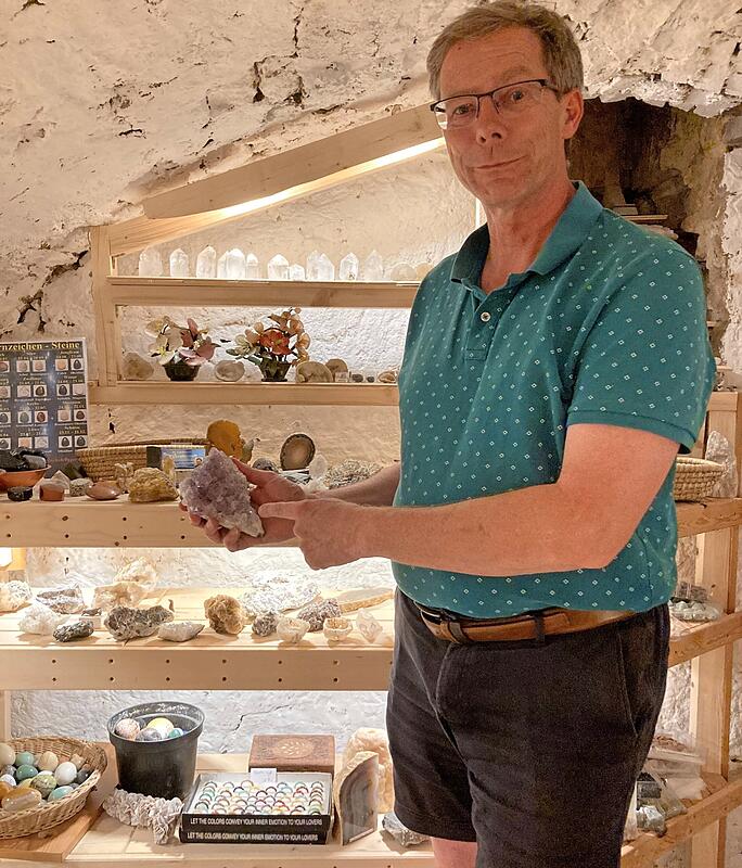 Der Diplom-Geologe Andreas Landmann ist dank seiner Ferienkurse ...