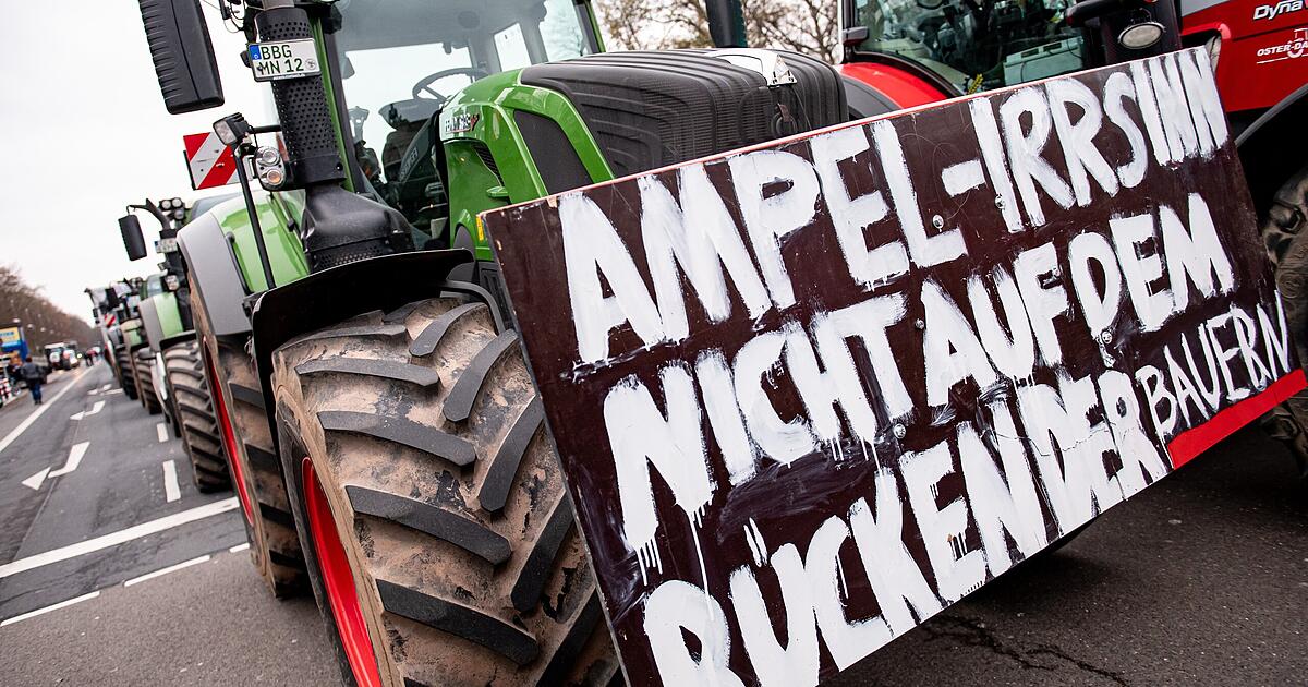 Deutsche Bauern protestieren gegen Aus für Agrardiesel-Vergünstigung ...