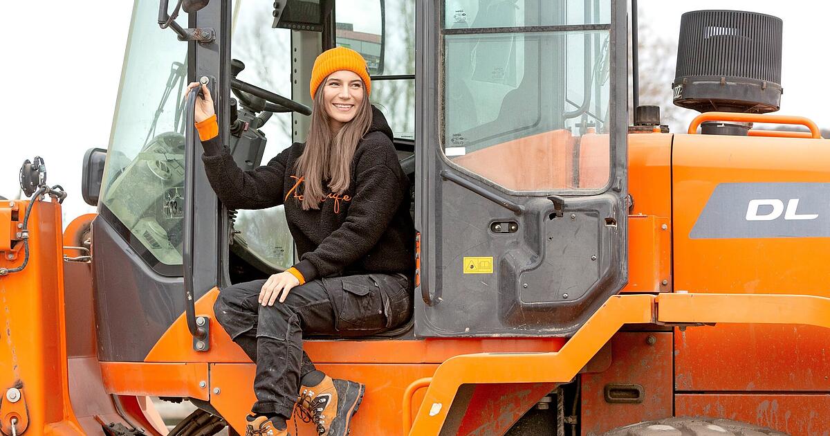 Powerfrau vom Bau: Julia Schäfer begeistert Millionenpublikum auf Social Media - STIMME.de