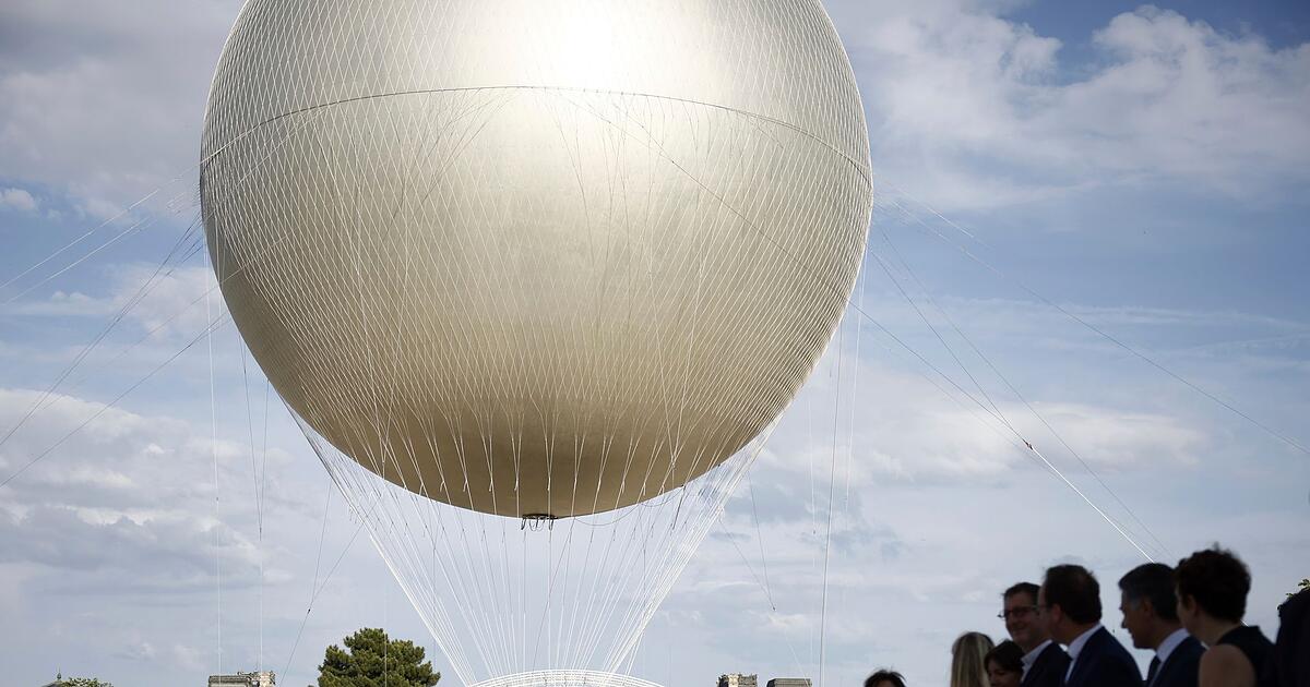 Olympischer Ballon in Paris steigt wieder auf - STIMME.de